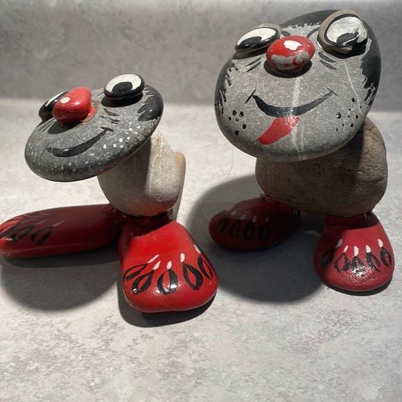 Art | Hand Painted Rock People | Poshmark